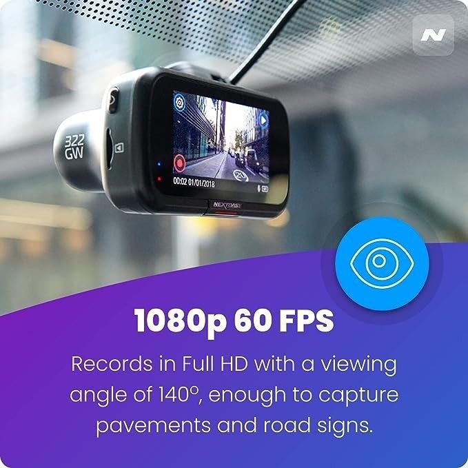 Nextbase 322GW Dash Cam Full 1080p/60fps, Mobile Phones & Gadgets ...