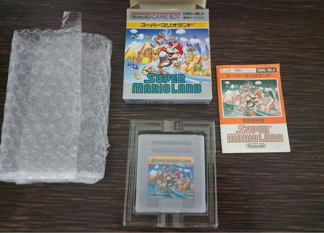Original Nintendo Gameboy Game : Super Mario Land JP Complete Box with ...