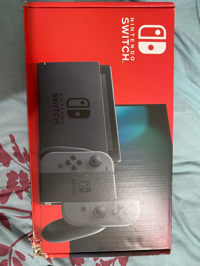 Nintendo Switch V2 grey, Video Gaming, Video Game Consoles, Nintendo on ...