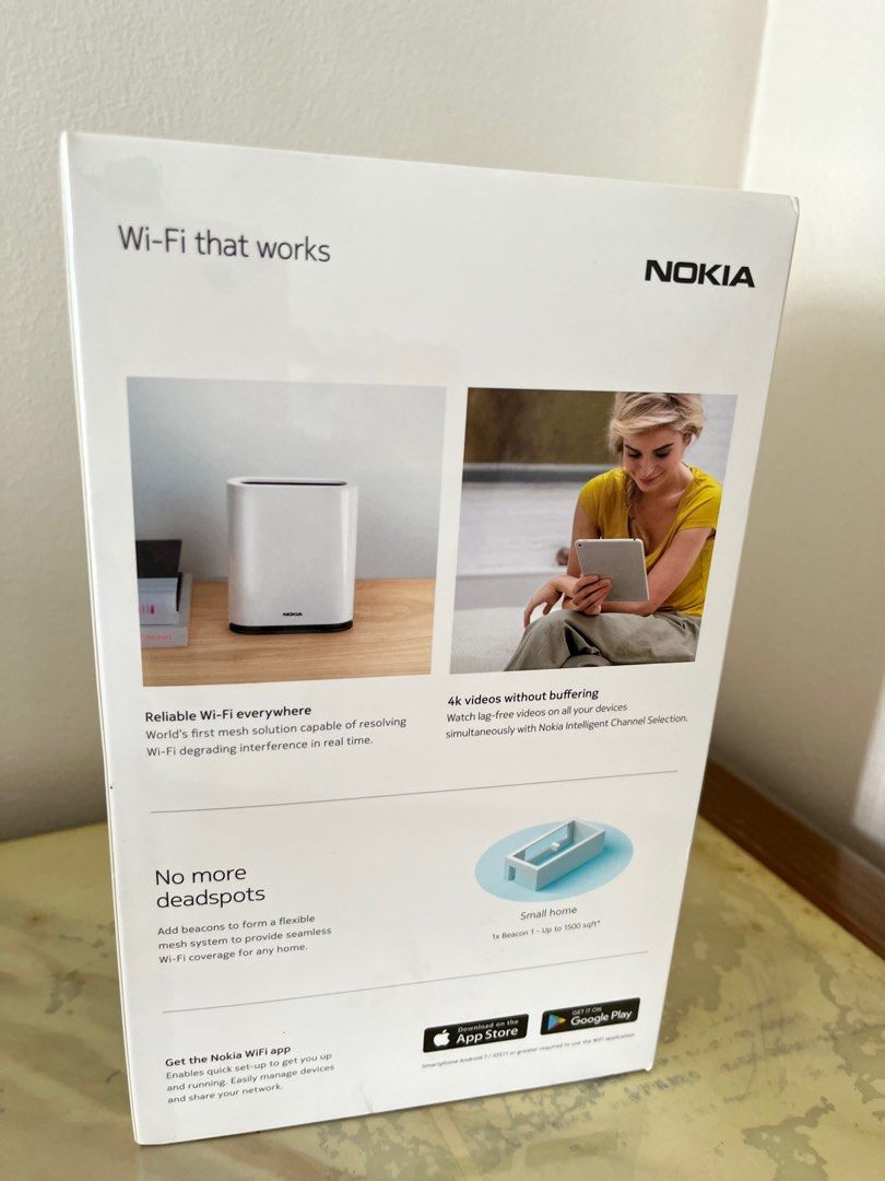 Nokia WiFi Beacon 1, Computers & Tech, Parts & Accessories, Networking ...