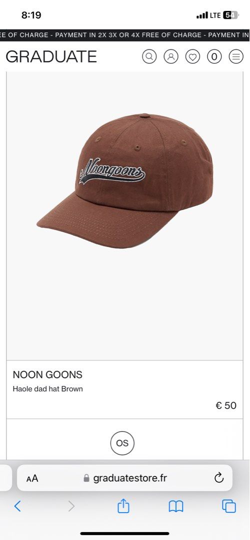 Noongoons brown cap, Men's Fashion, Watches & Accessories, Caps & Hats ...