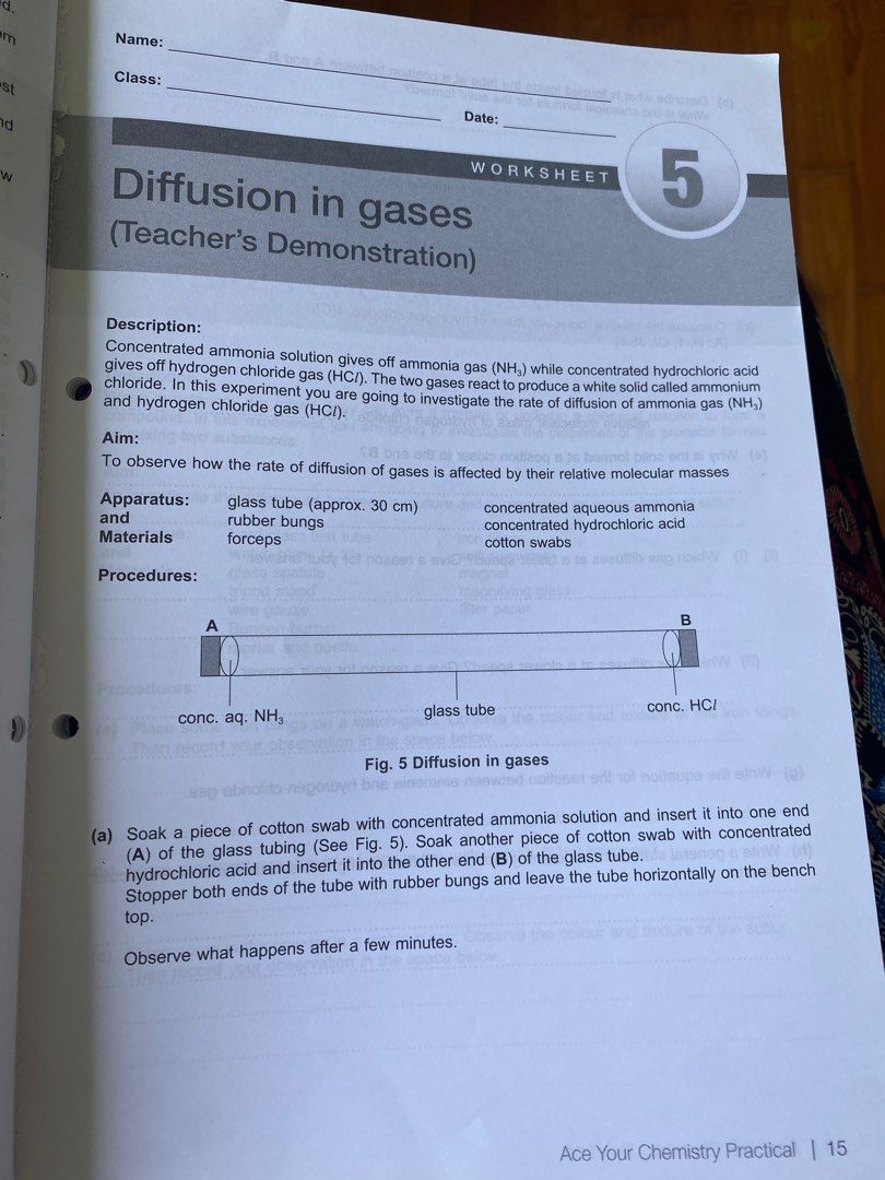 O Level Chemistry practical exercise book, Hobbies & Toys, Books ...