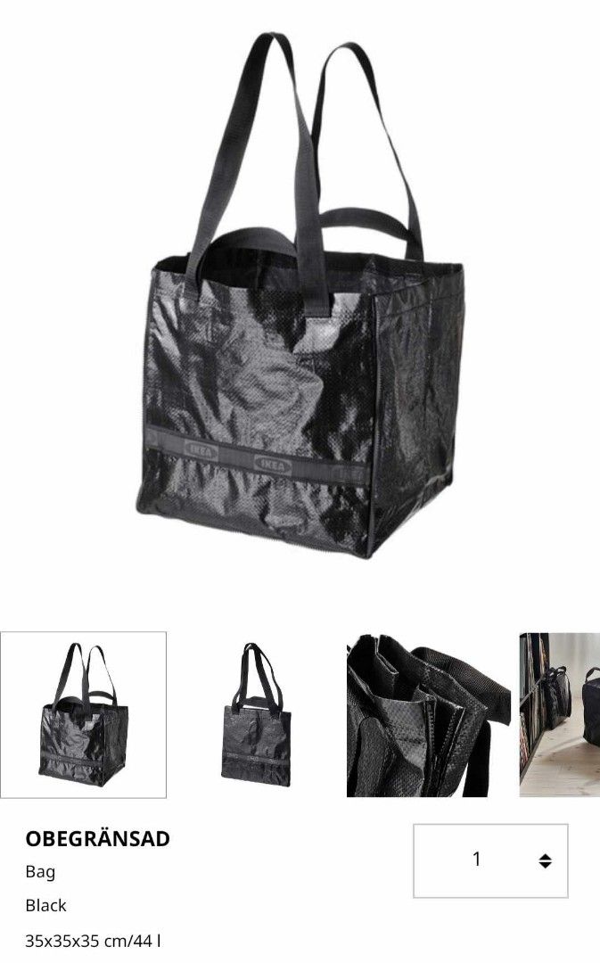 OBEGRANSAD IKEA X Swedish House Mafia, Men's Fashion, Bags, Sling Bags ...