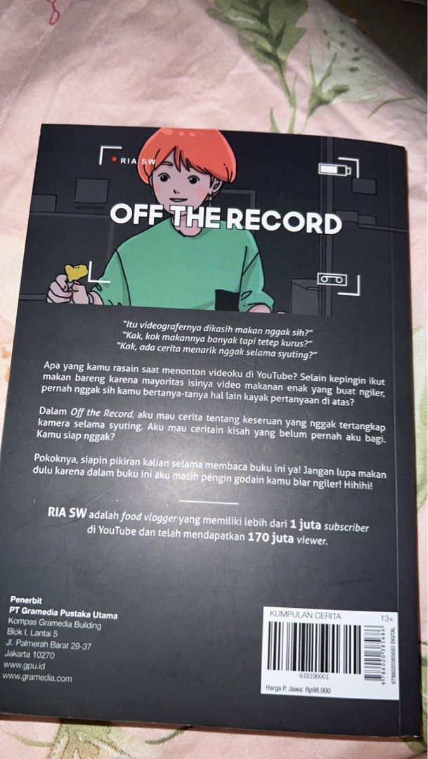 OFF THE RECORD - RIA SW, Buku & Alat Tulis, Buku di Carousell