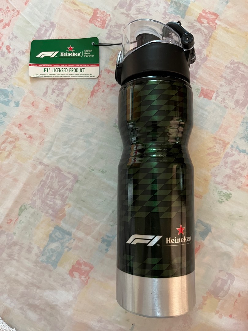 Official F1 Formula 1 Licensed Heineken Water Bottle, Furniture & Home ...
