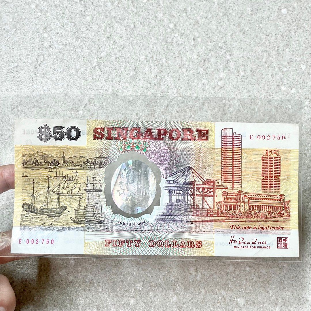 Old Singapore Polymer $50 Note, Hobbies & Toys, Memorabilia ...