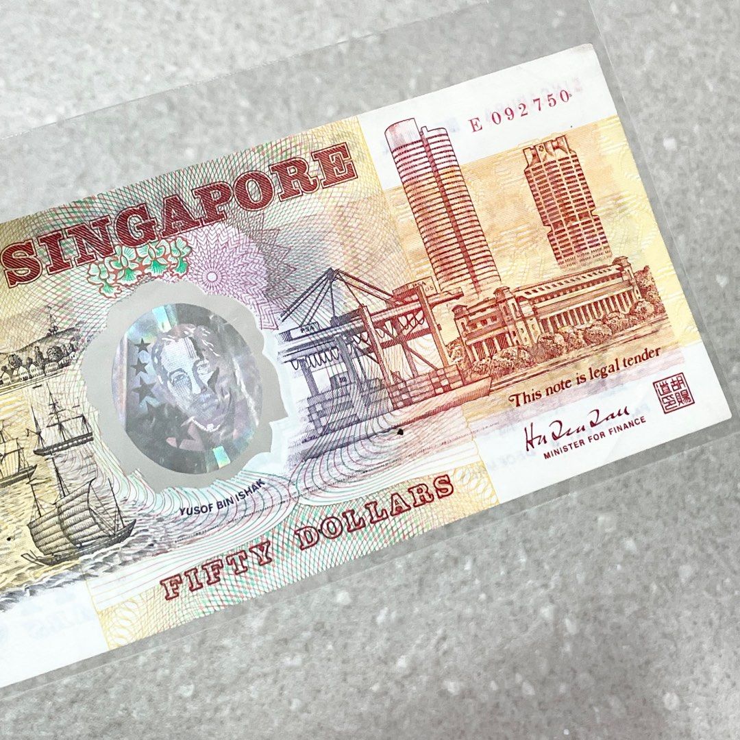 Old Singapore Polymer $50 Note, Hobbies & Toys, Memorabilia ...