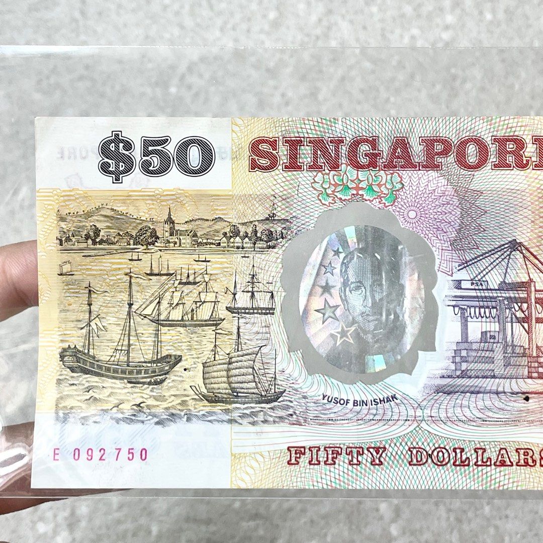 Old Singapore Polymer $50 Note, Hobbies & Toys, Memorabilia ...