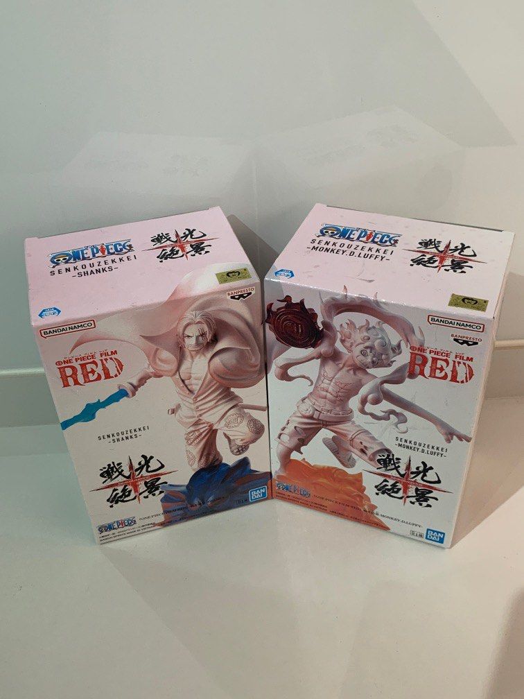 One Set - Senkouzekkei Shanks & Monkey D Luffy - One Piece Film RED ...