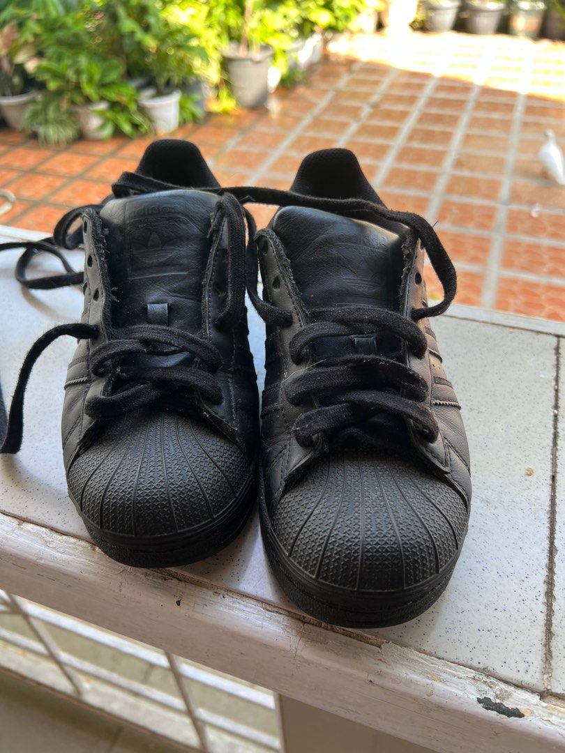 Original Adidas Superstar - Black, Women's Fashion, Footwear, Sneakers ...