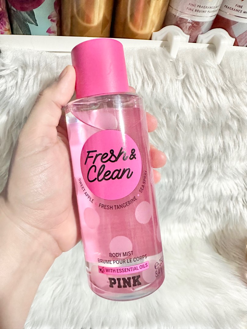 Original Victoria’s Secret Pink Fresh and Clean 250ml, Beauty ...