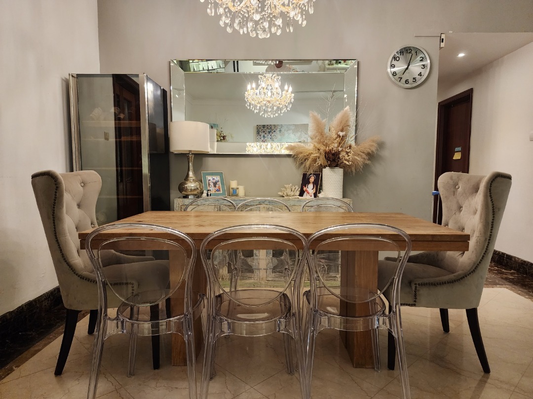 Originals Zen Dining Table Teak Wood, Furniture & Home Living ...