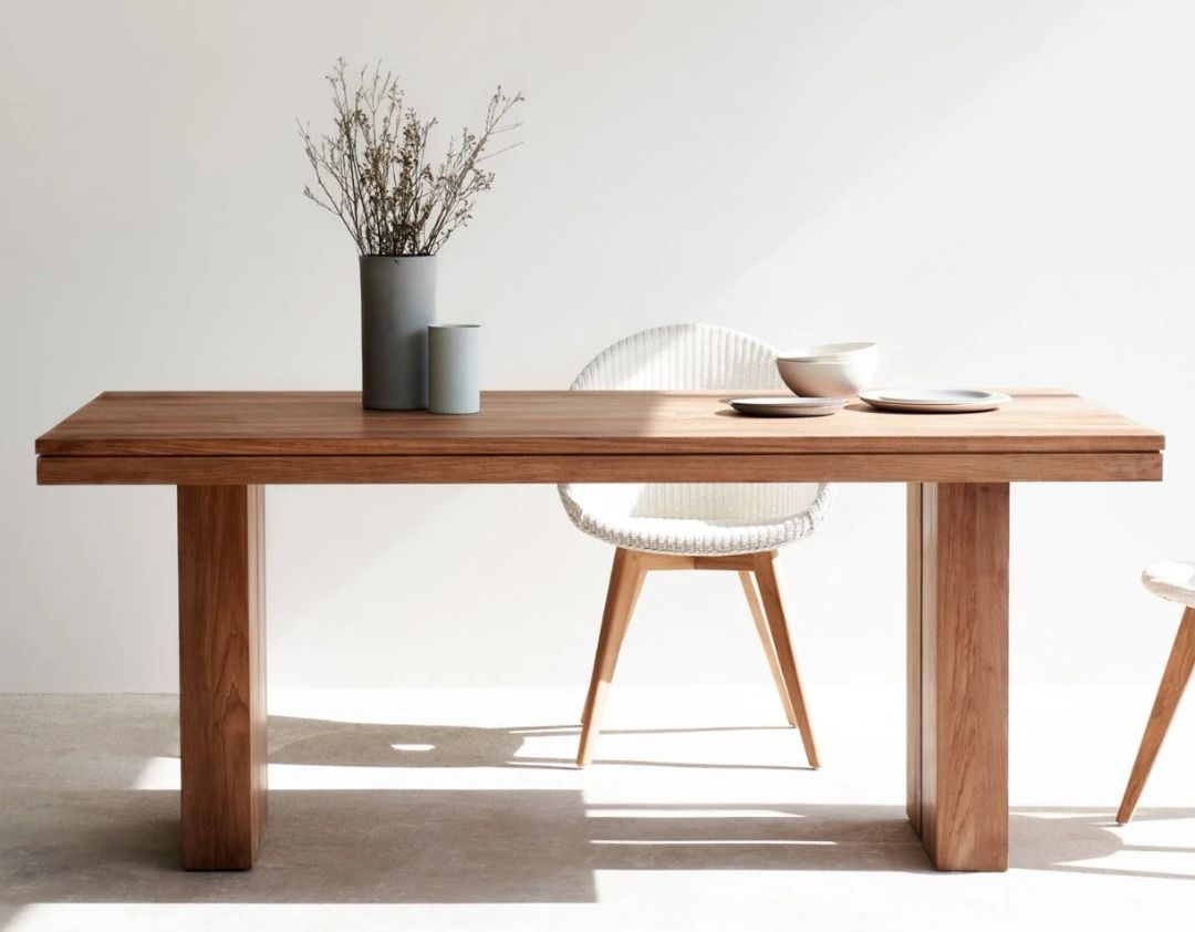 Originals Zen Dining Table Teak Wood, Furniture & Home Living ...
