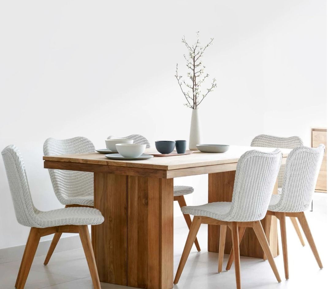 Originals Zen Dining Table Teak Wood, Furniture & Home Living ...