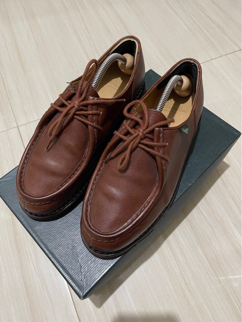 Paraboot Michael Lis Marron, Men's Fashion, Footwear, Dress Shoes on ...