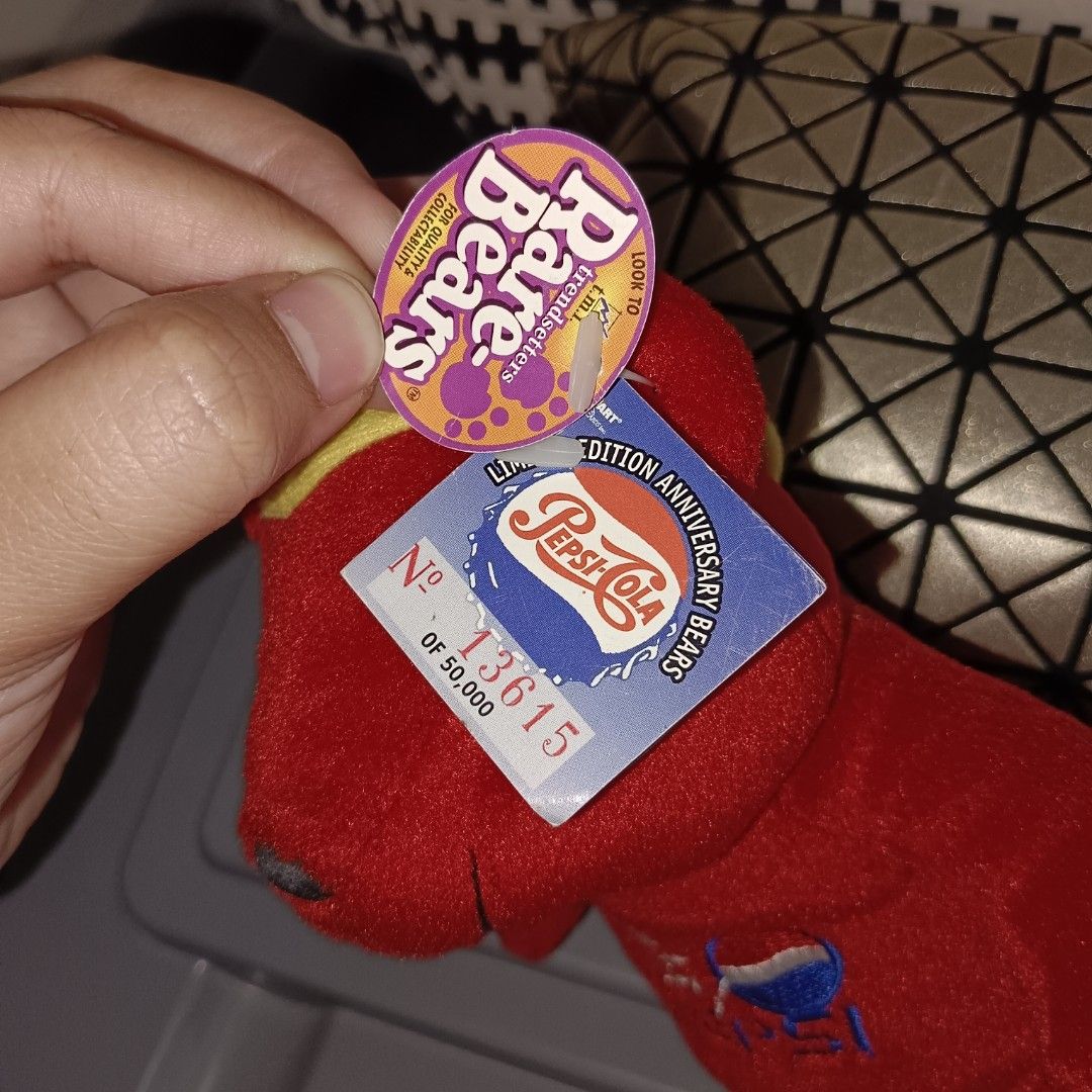 Pepsi Cola Limited Bean Bear 100th Anniversary, Hobbies & Toys, Toys ...