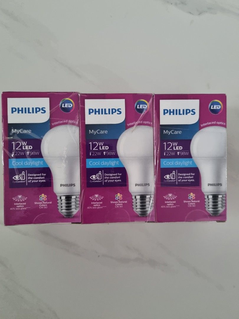 Philips E27 Light Bulb, Furniture & Home Living, Lighting & Fans ...
