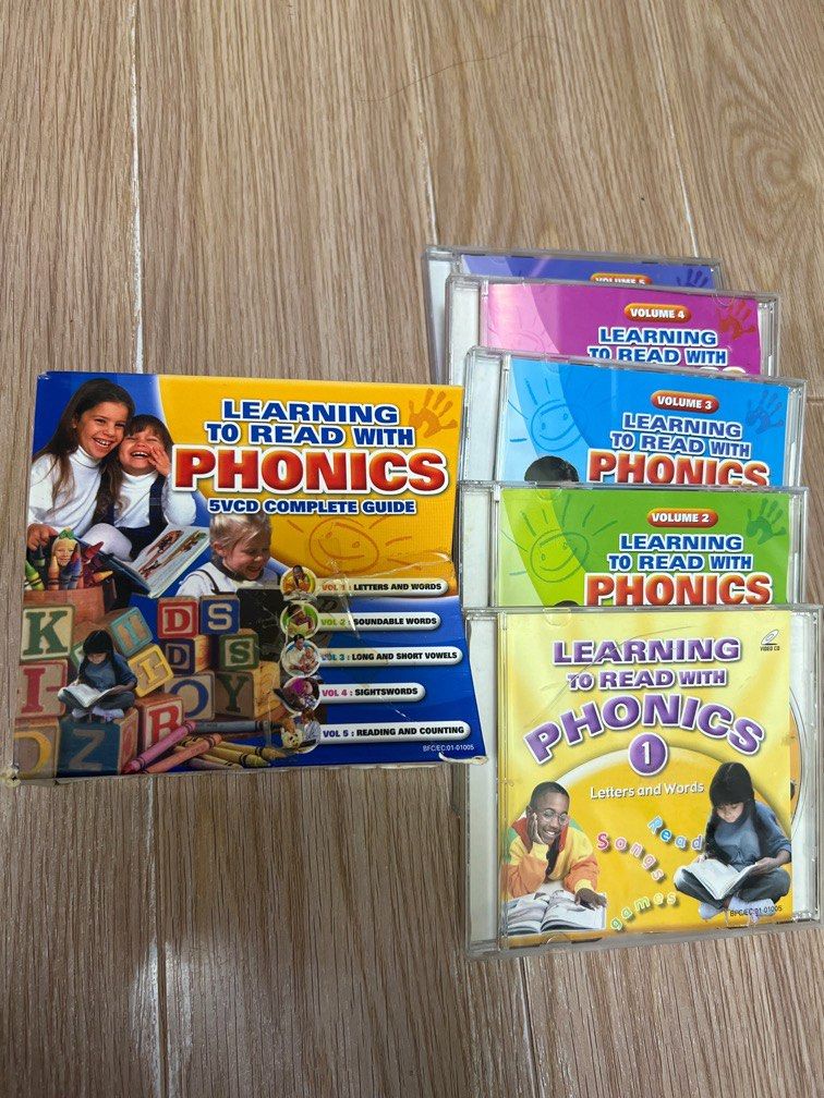 Phonics 5VCD, 興趣及遊戲, 音樂、樂器 & 配件, 音樂與媒體 - CD 及 DVD - Carousell