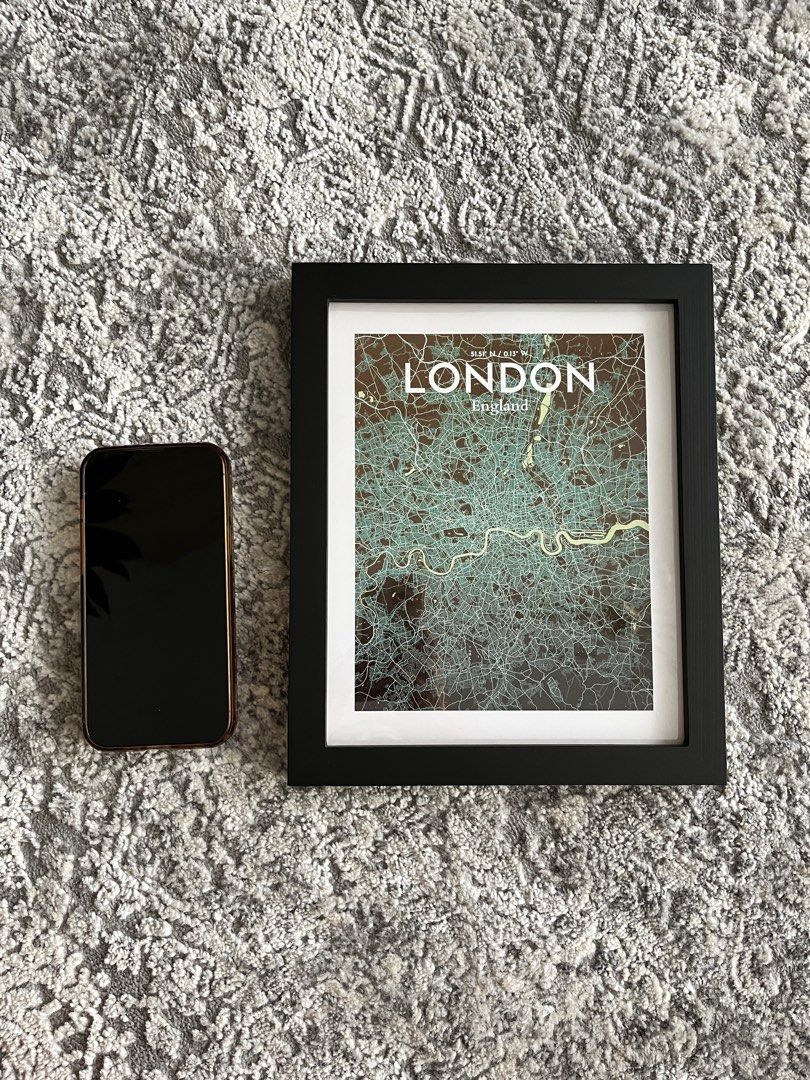 Photo Frame London Map, Furniture & Home Living, Home Decor, Wall Decor ...