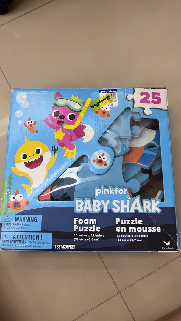 PinkFong BabyShark puzzle, Hobbies & Toys, Toys & Games on Carousell