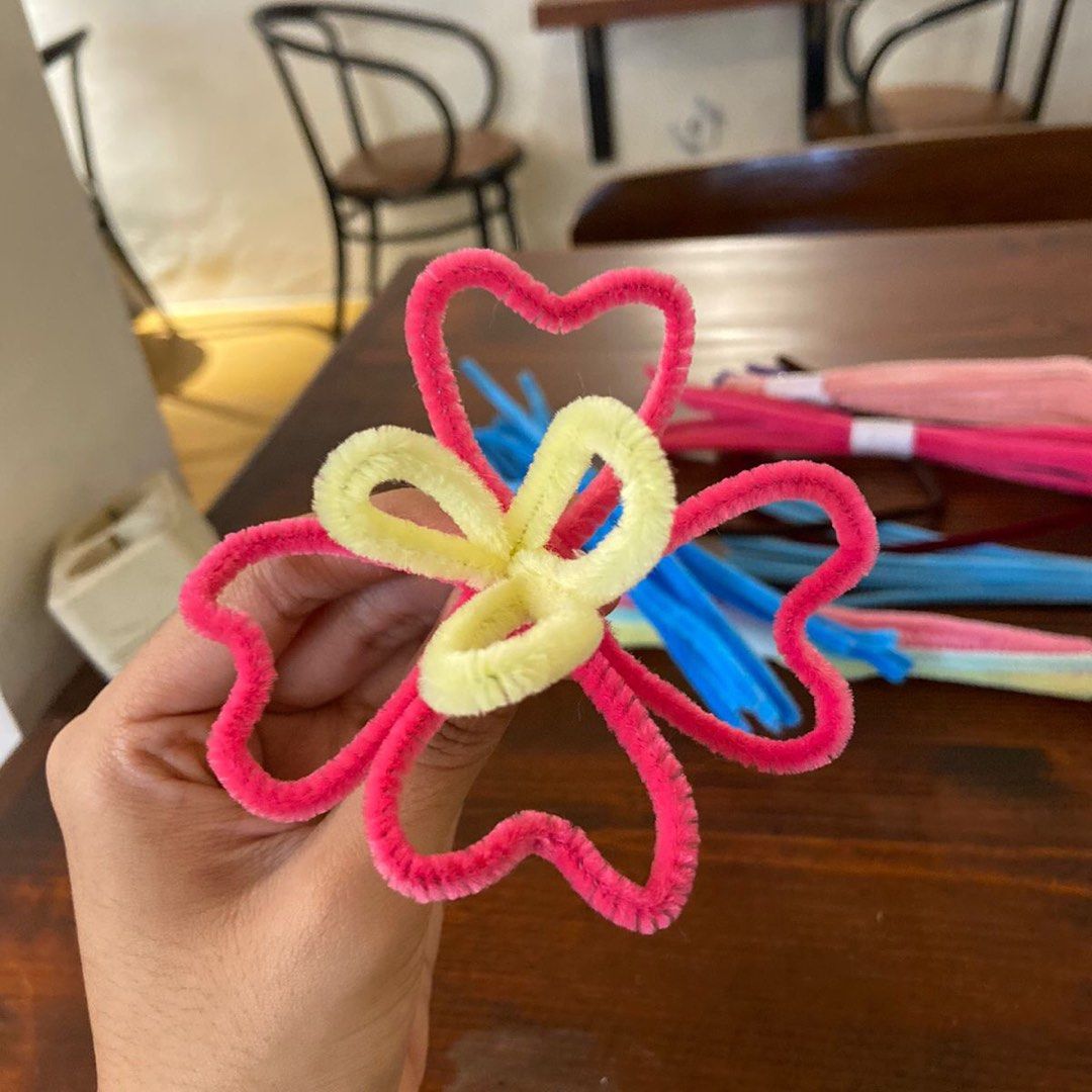 Pipe Cleaner Bucket || Bucket Kawat Bulu || Bouquet Pipe Cleaner ...