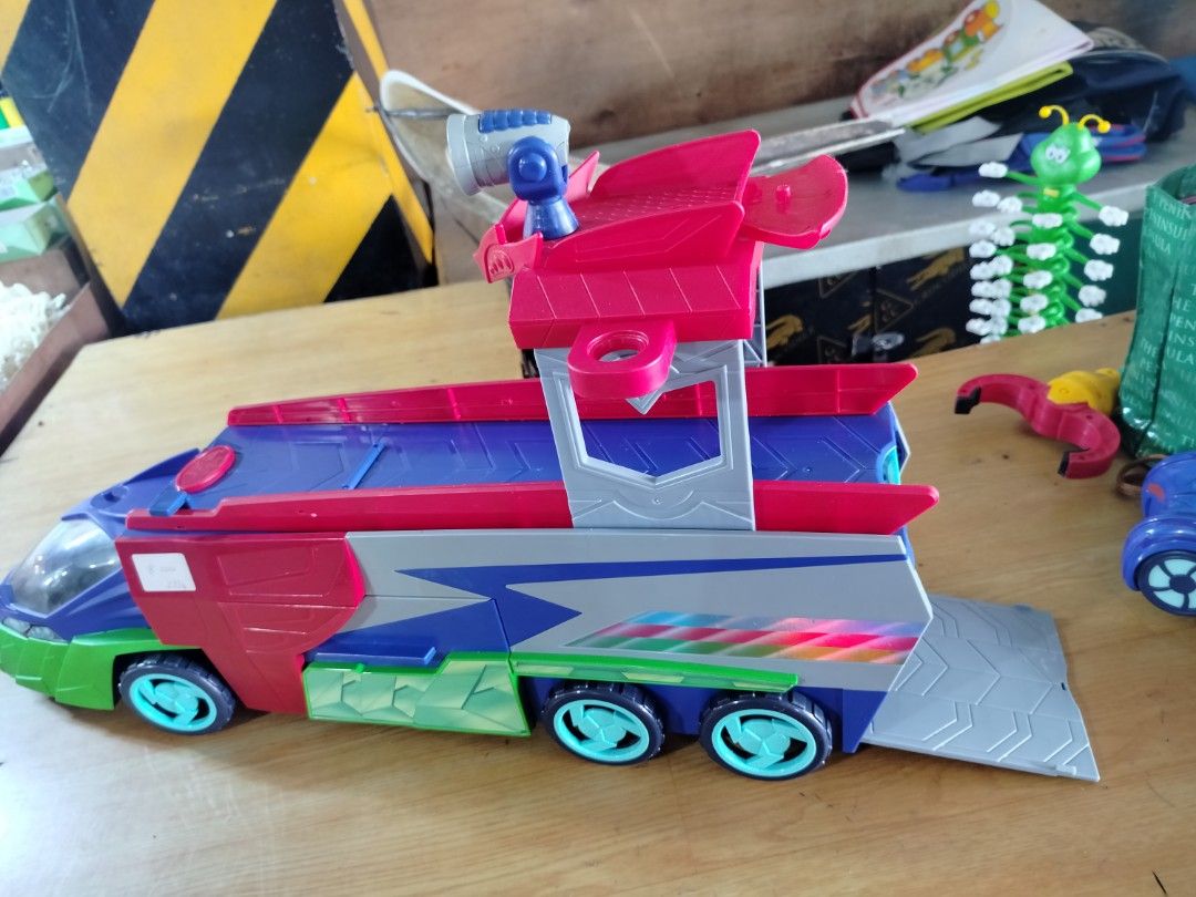 PJ Mask Seeker Truck Bus, Hobbies & Toys, Toys & Games on Carousell
