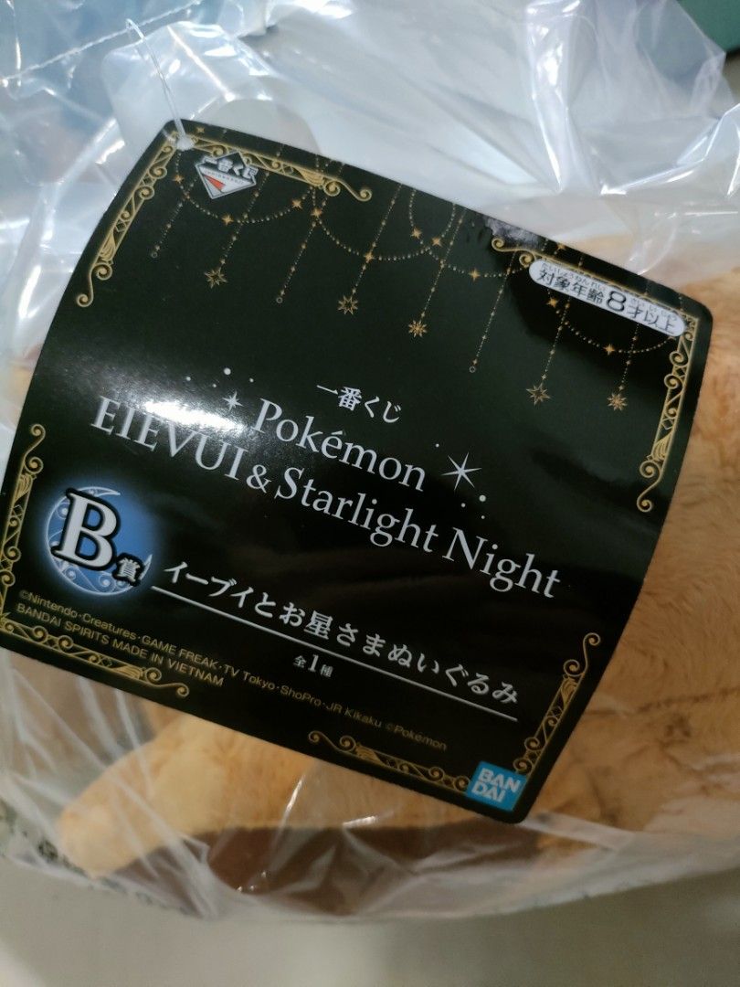 Pokemon Eevee starlight kuji Plush, Hobbies & Toys, Toys & Games on ...