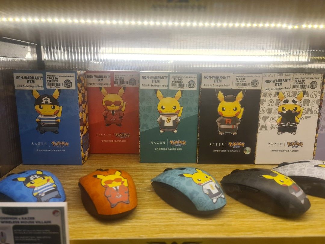 RAZER Pokemon Pikachu Gaming Mouse, Computers & Tech, Parts ...