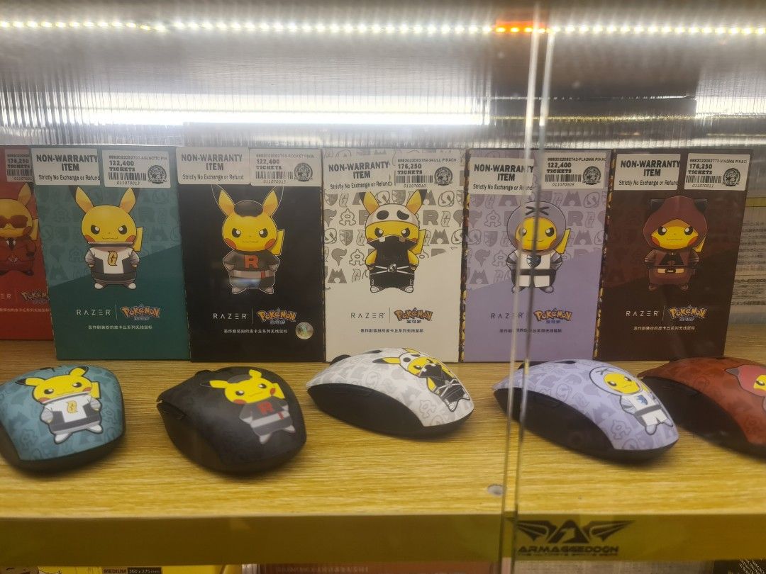 RAZER Pokemon Pikachu Gaming Mouse, Computers & Tech, Parts ...