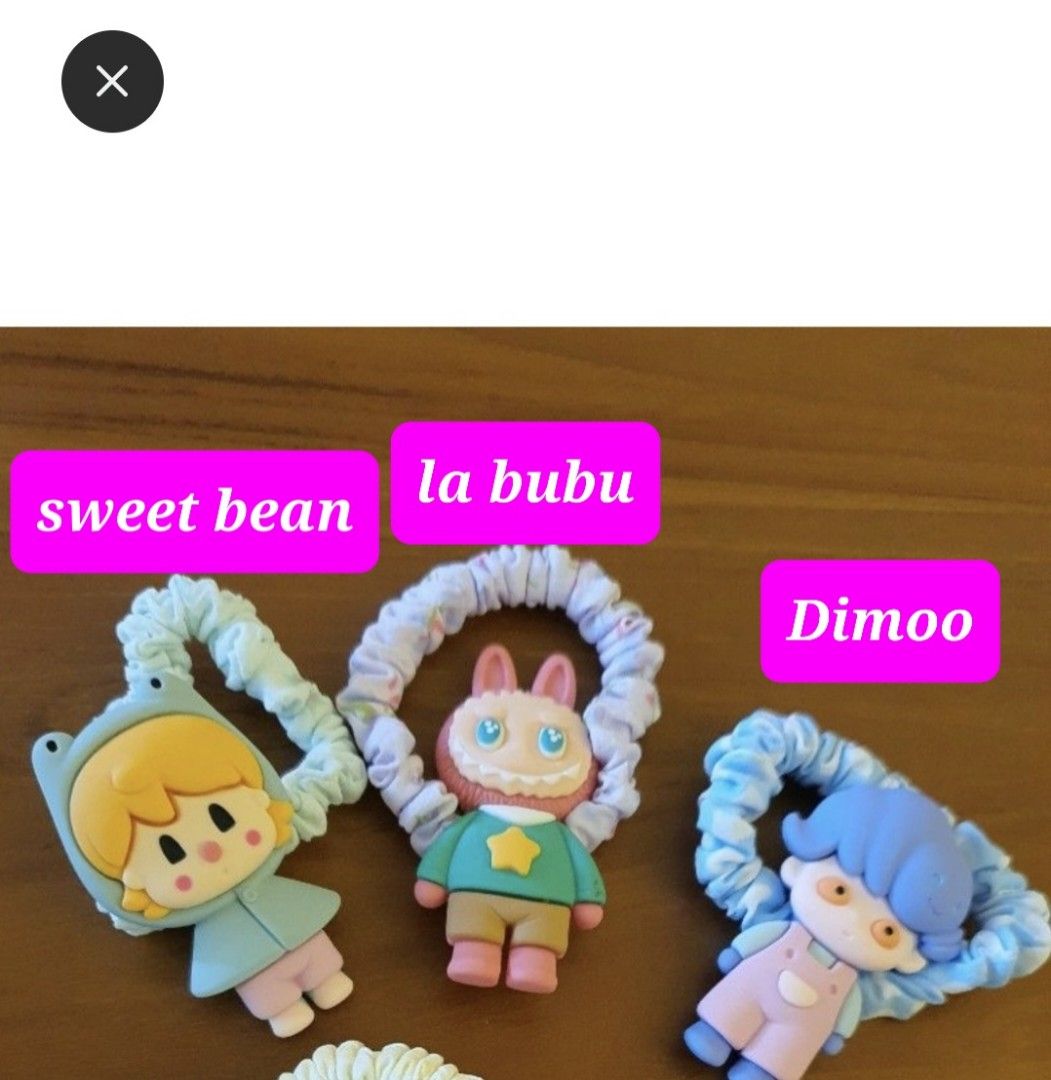 Popmart big charm hair tie labubu dimoo, Hobbies & Toys, Memorabilia ...