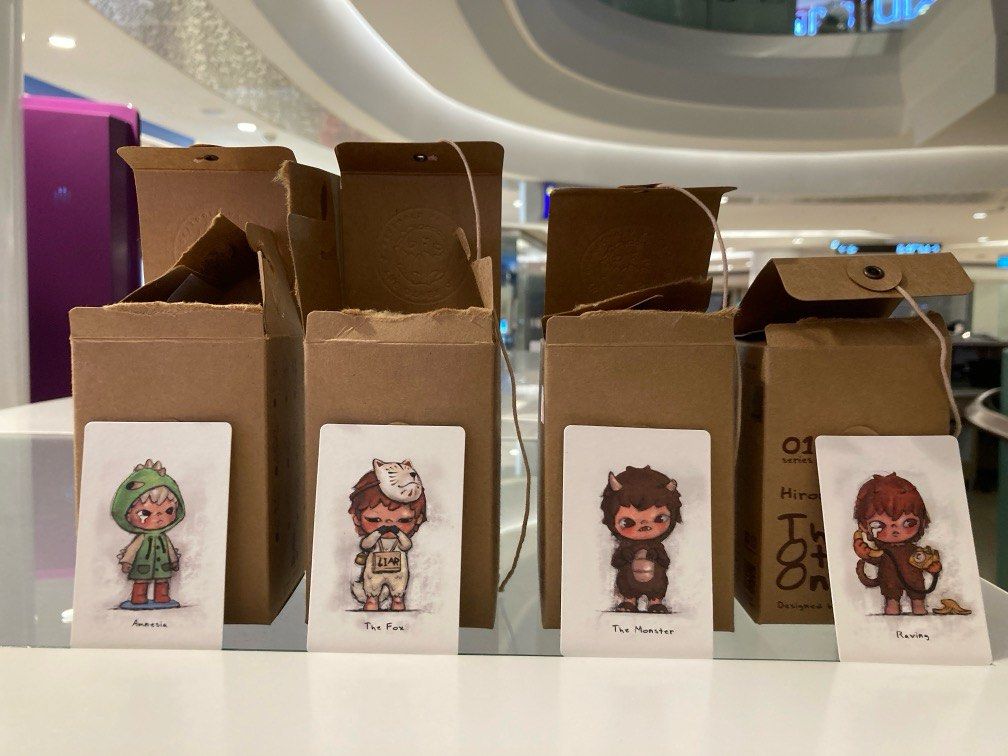 POPMART HIRONO THE OTHER ONE POP DESIGNS AMNESIA FOX RAVING MONSTER ...