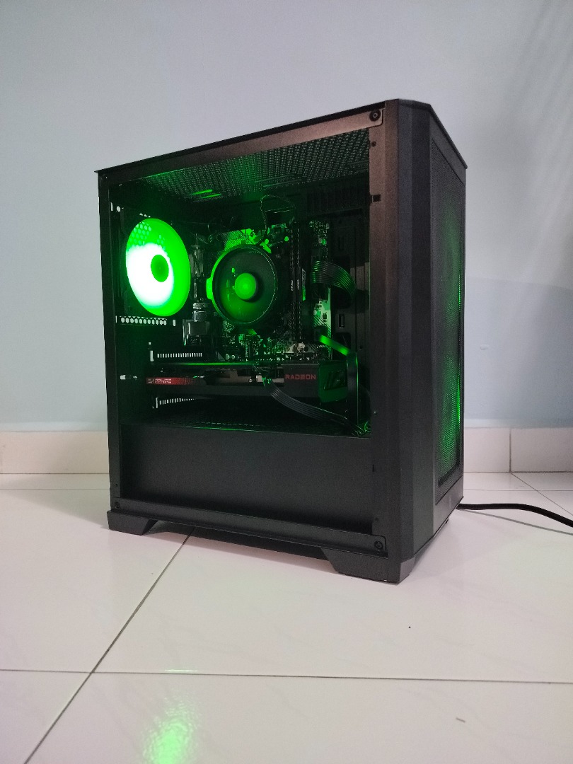 pre build PC radeon build, Computers & Tech, Desktops on Carousell