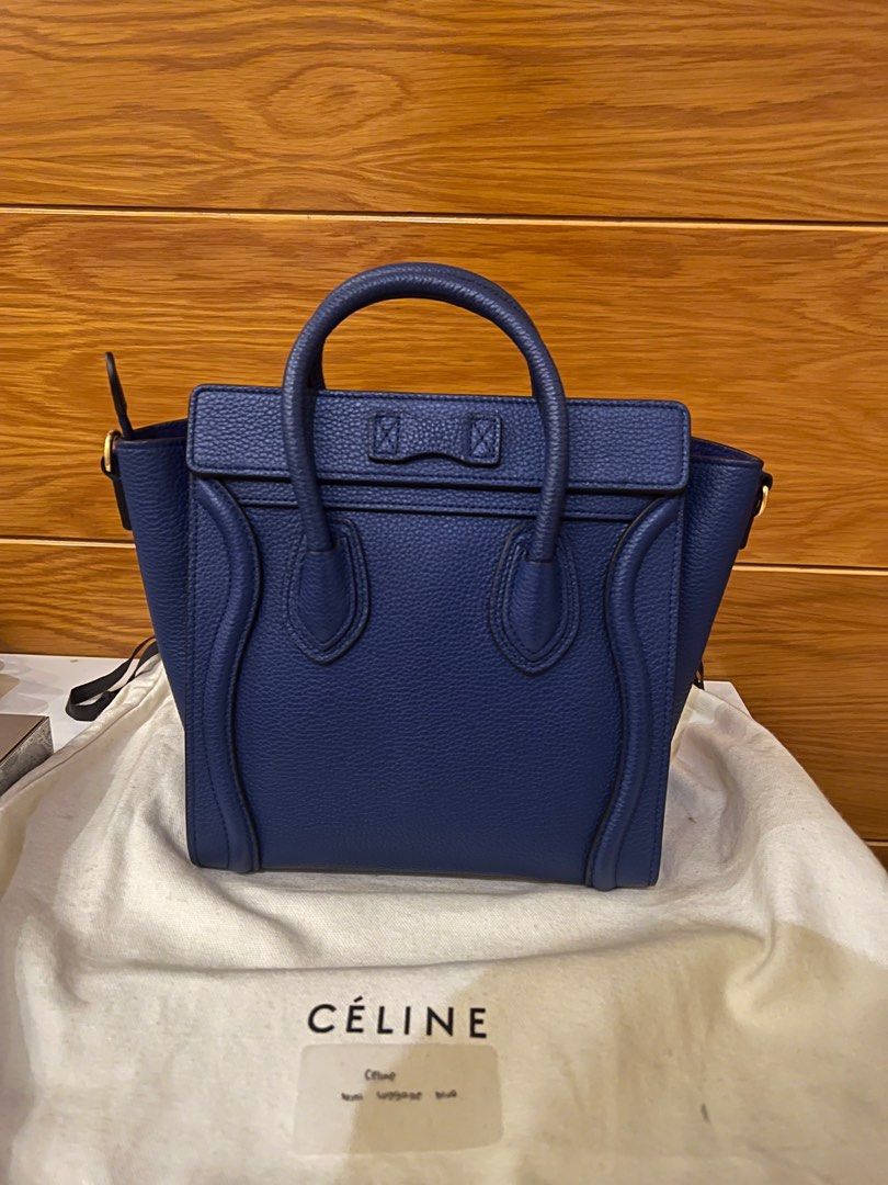 Preloved Authentic Celine Nano Luggage, Barang Mewah, Tas & Dompet di Carousell