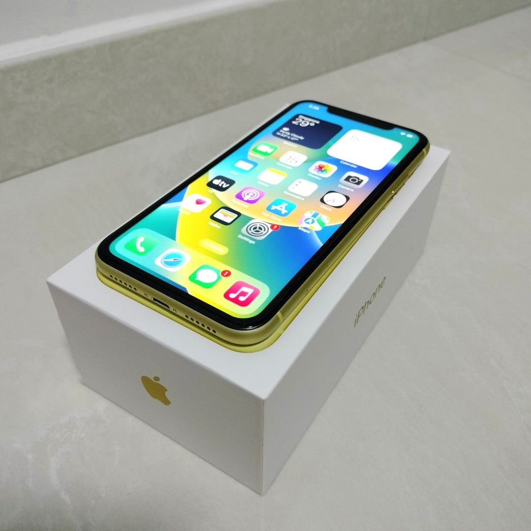 PRE-LOVED iPHONE 11 256GB YELLOW, Mobile Phones & Gadgets, Mobile ...