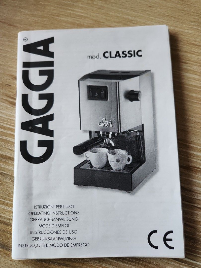 Pre-owned Gaggia Classic for sale, TV & Home Appliances, Kitchen ...