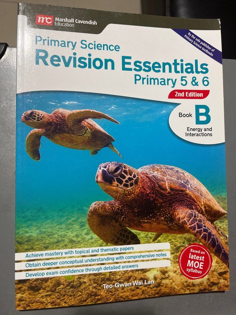 Primary Science Revision Essentials for P5 & P6 - Book B Energy ...