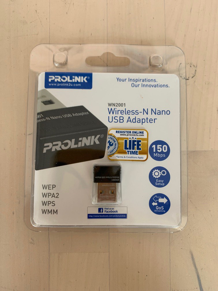 Prolink WN2001 Wireless-N Nano USB Adapter, Computers & Tech, Parts ...