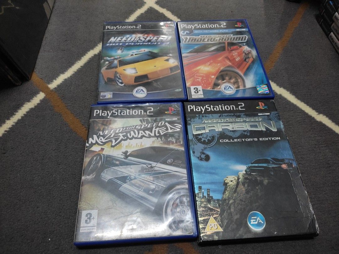 PS2 Need for Speed Collection, Video Gaming, Video Games, PlayStation ...