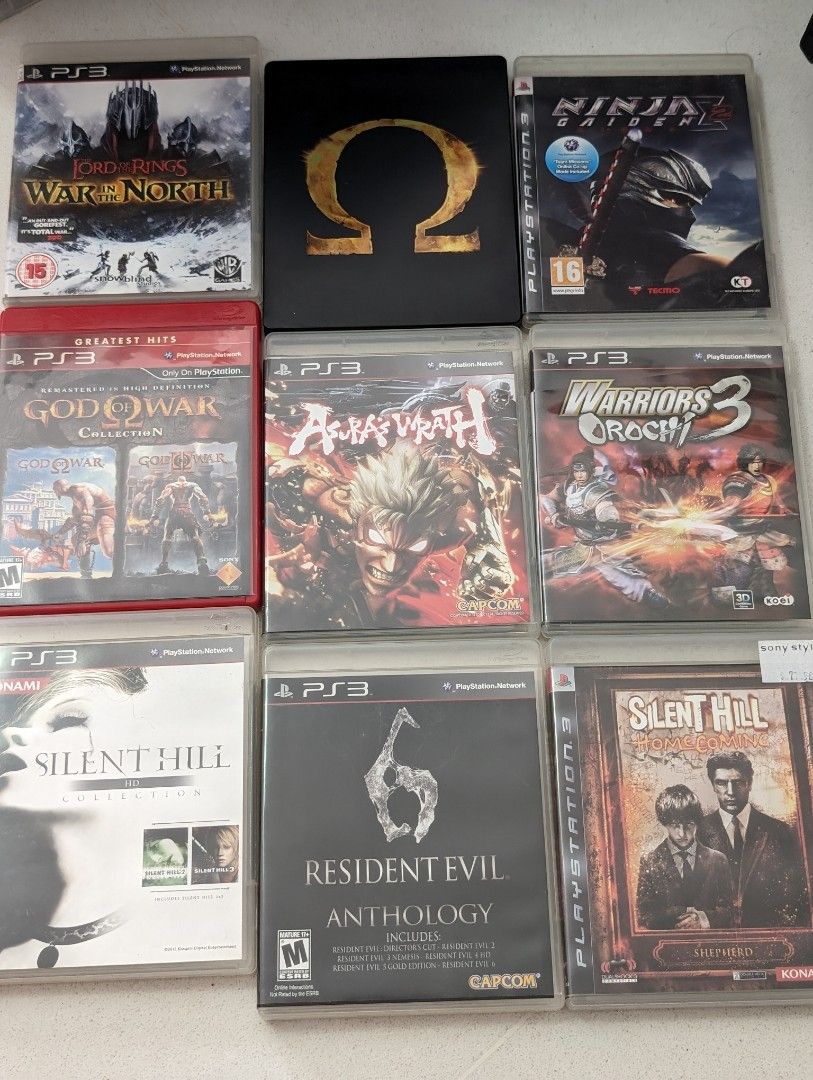 PS3 Games playstation 3 silent hill homecoming hd collection warriors ...