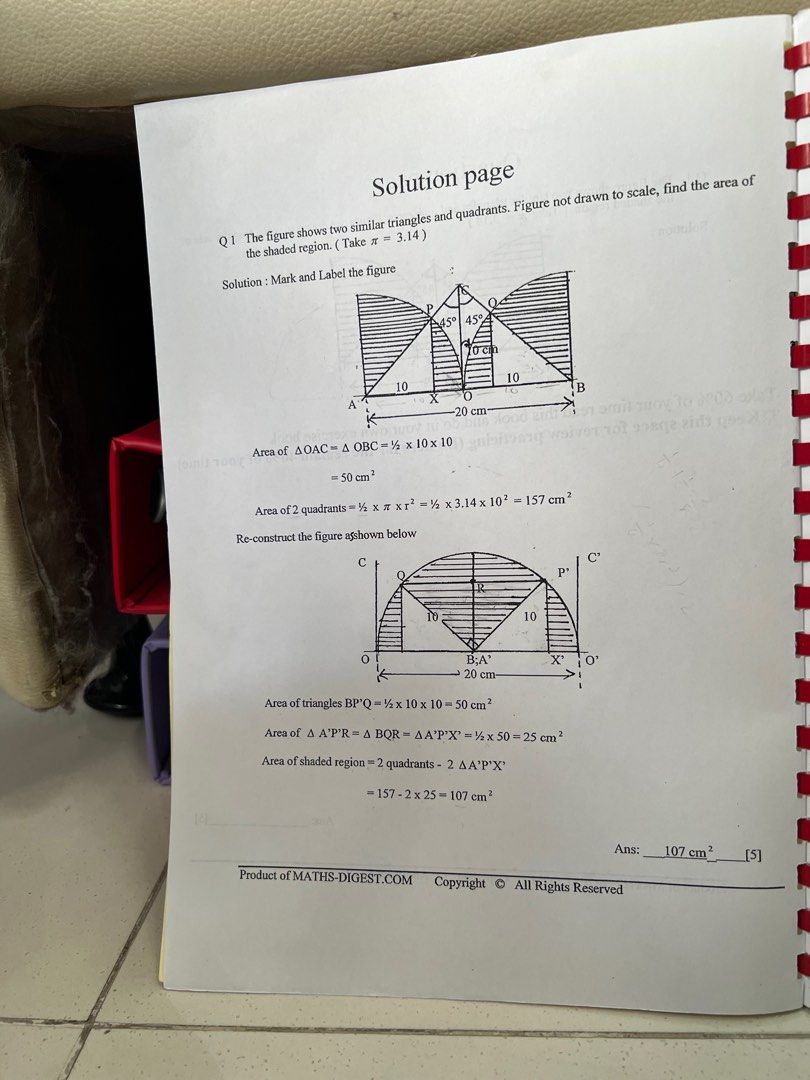PSLE & Pri 6 Mathematica Book B & D, Hobbies & Toys, Books & Magazines ...