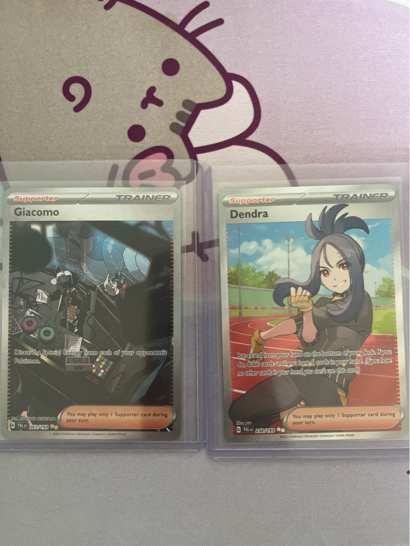 PTCG TCG Pokemon Card Paldea Evolved Dendra Giacomo Full Art Trainer IR Illustration Rare ...