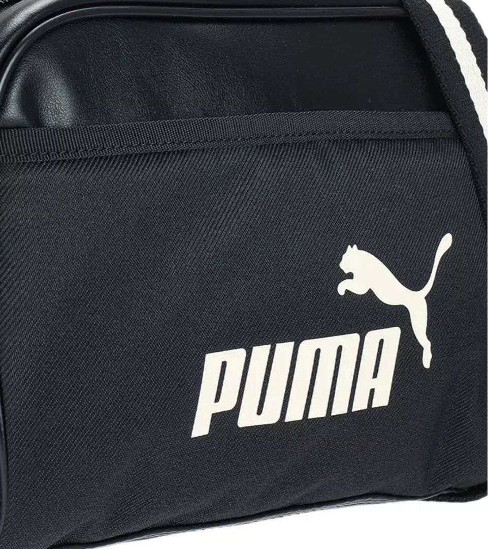 PUMA Campus Reporter Shoulder Bag (Black), Women's Fashion, Bags ...