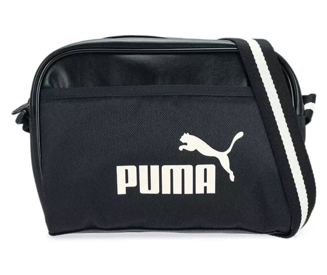 PUMA Campus Reporter Shoulder Bag (Black), Women's Fashion, Bags ...