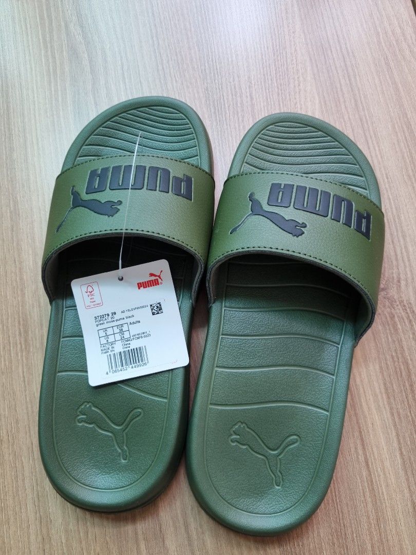 PUMA SLIDES, Men's Fashion, Footwear, Flipflops and Slides on Carousell