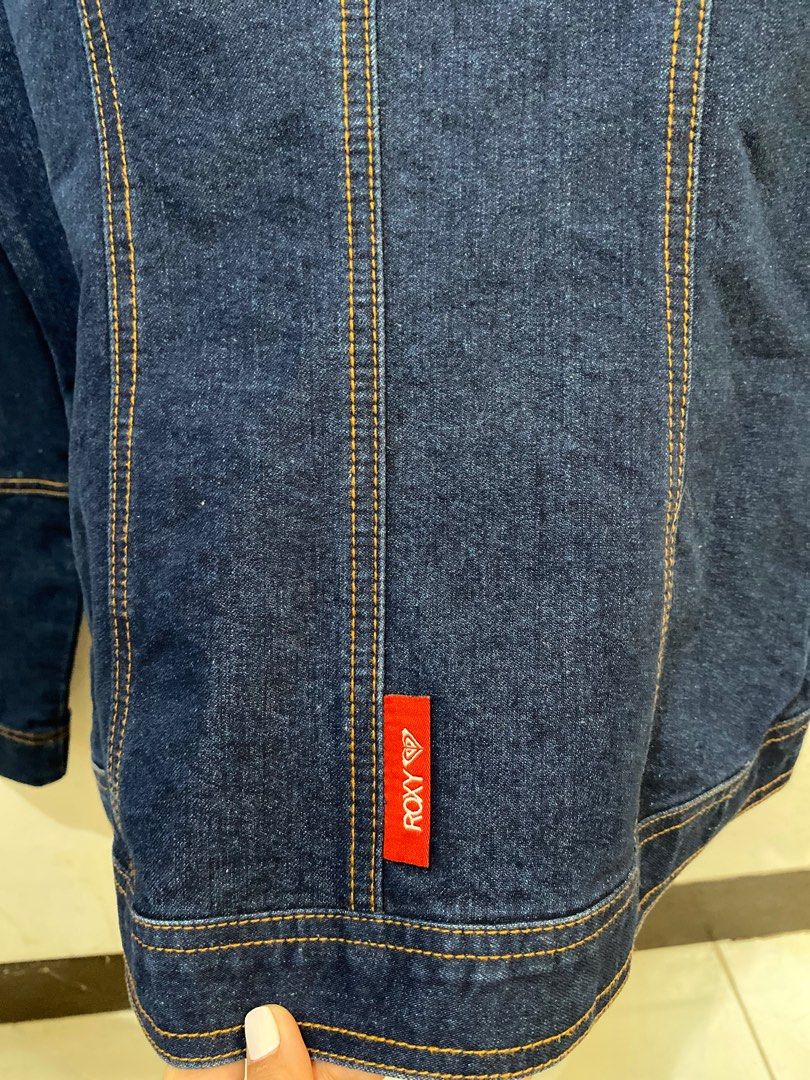 Quicksilver Roxy Denim Jacket, Women's Fashion, Coats, Jackets and ...