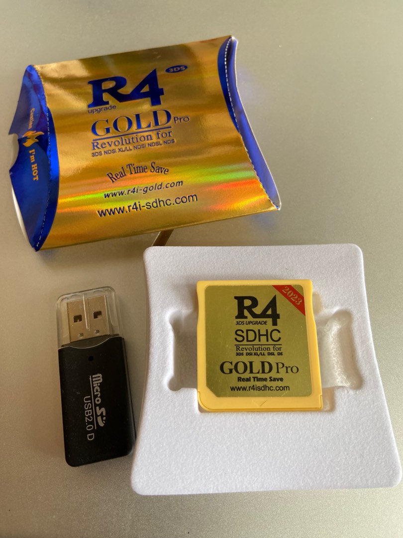 R4 遊戲燒錄金卡, 電子遊戲, 電子遊戲, Nintendo 任天堂 - Carousell