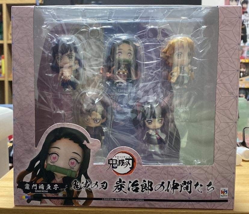 Rare Megahouse Tanjiro with Nakama Chibis Demon Slayer, Hobbies & Toys ...