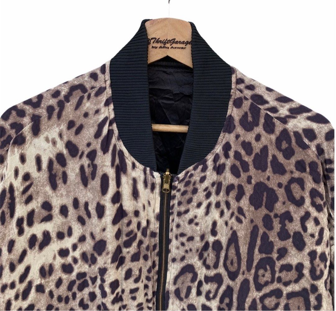 Rare Reversible Joyrich Leopard Fullprinted Sukajan Style Bomber Jacket ...
