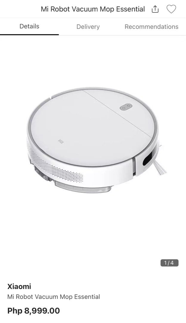 Rarely used Xiaomi Robot Vacuum Cleaner, TV & Home Appliances, Vacuum ...