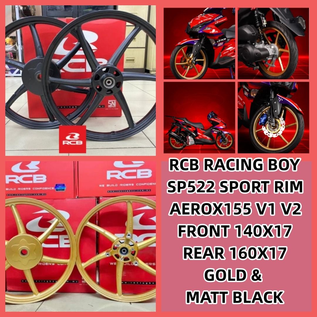 RCB RACING BOY SP522 /XTERO X6/HYLOS ENKEI/AJI RACING FORGED 505 ...
